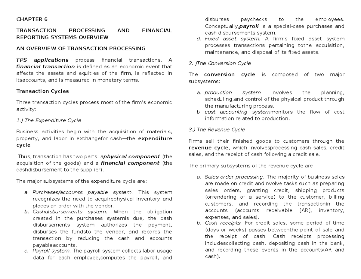 Pdfcoffee report-chapter-6-summary Pdfcoffee report-chapter-6-summary Pdfcoffee - Studocu