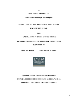 HCI Lab manual - Human Computer Interaction Lab Savitribai Phule Pune ...