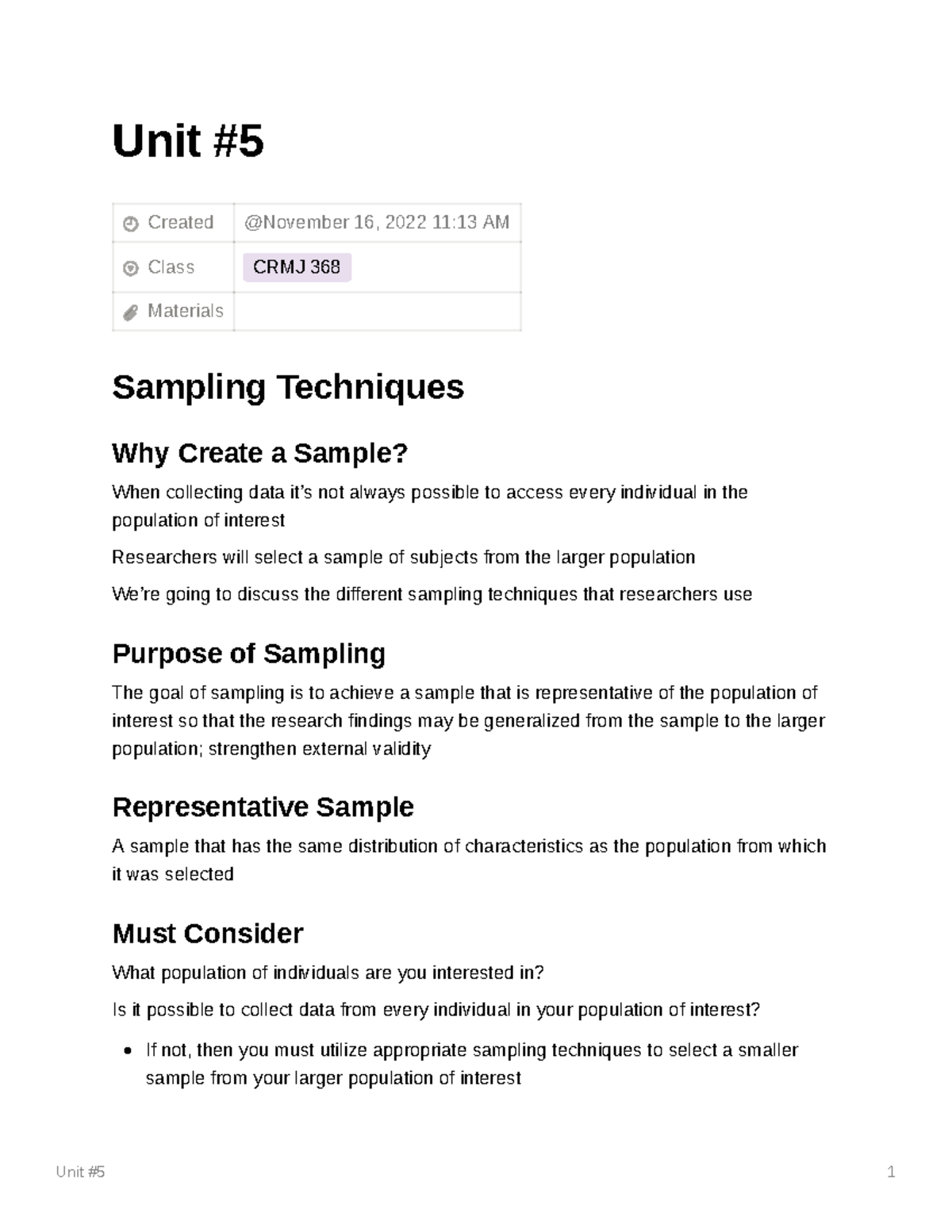 Sampling Techniques - ) Statistical formulas help researchers determine ...