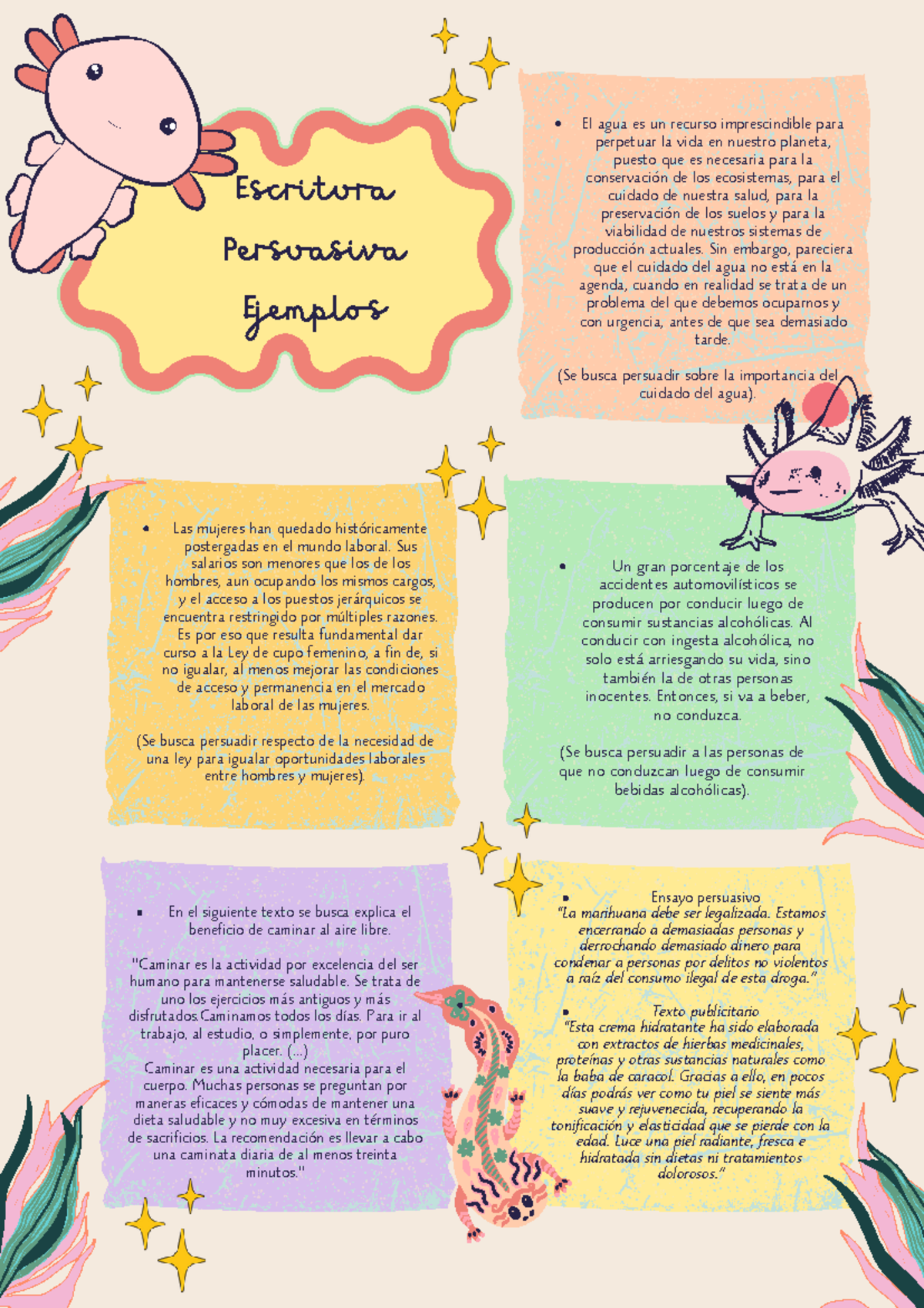 Ejemplos de escritura persuasiva - Escritura Persuasiva Ejemplos El ...