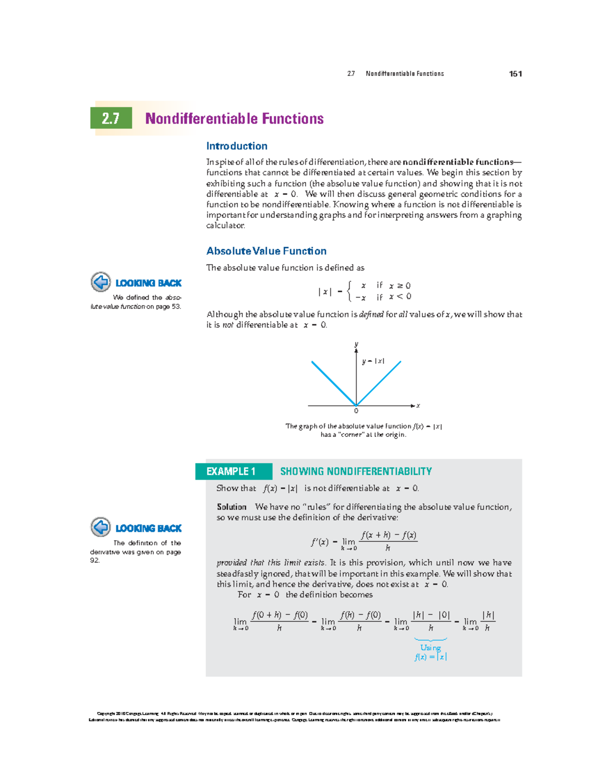 Nondifferentiable Functions - We begin this section by exhibiting such ...