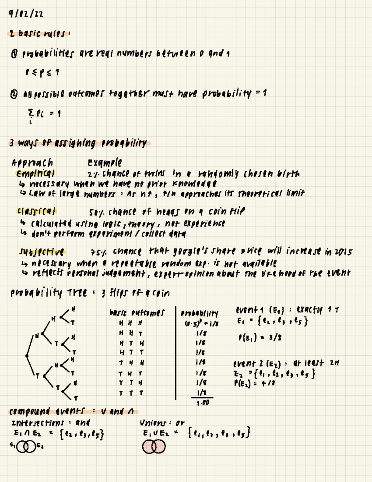 EC13 part 2 - EC13 Spring 22 Part 2 probability, discrete random variables, normal and ...