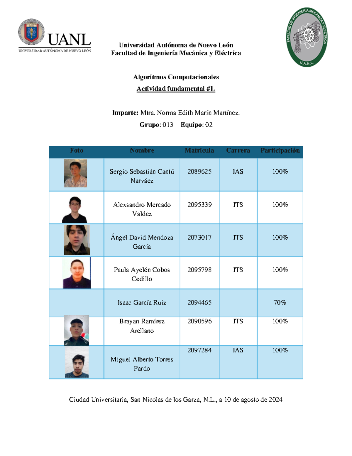 Af1 Alg Comp Equipo 2 Actividad Fundamental 1 Algoritmos Computacionales Universidad