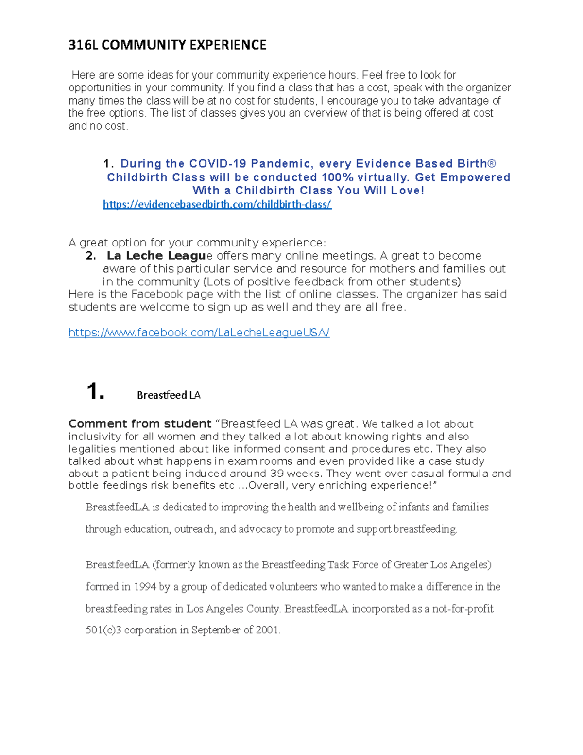 Community Exp Links-5 - Here are some ideas for your community ...