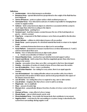 Midterm 2 - Lecture notes - Midterm 2 Stress Learning Objectives Define ...