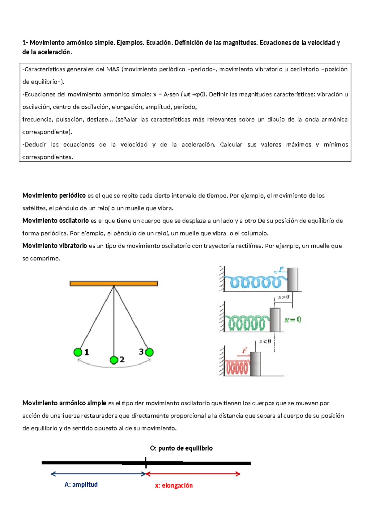 Ejemplos De Movimiento Periodico