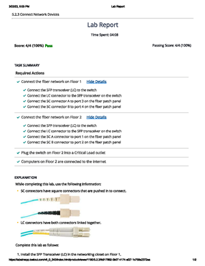 7 1 6 Secure A Switch Testout Network Pro Answers Log In To The