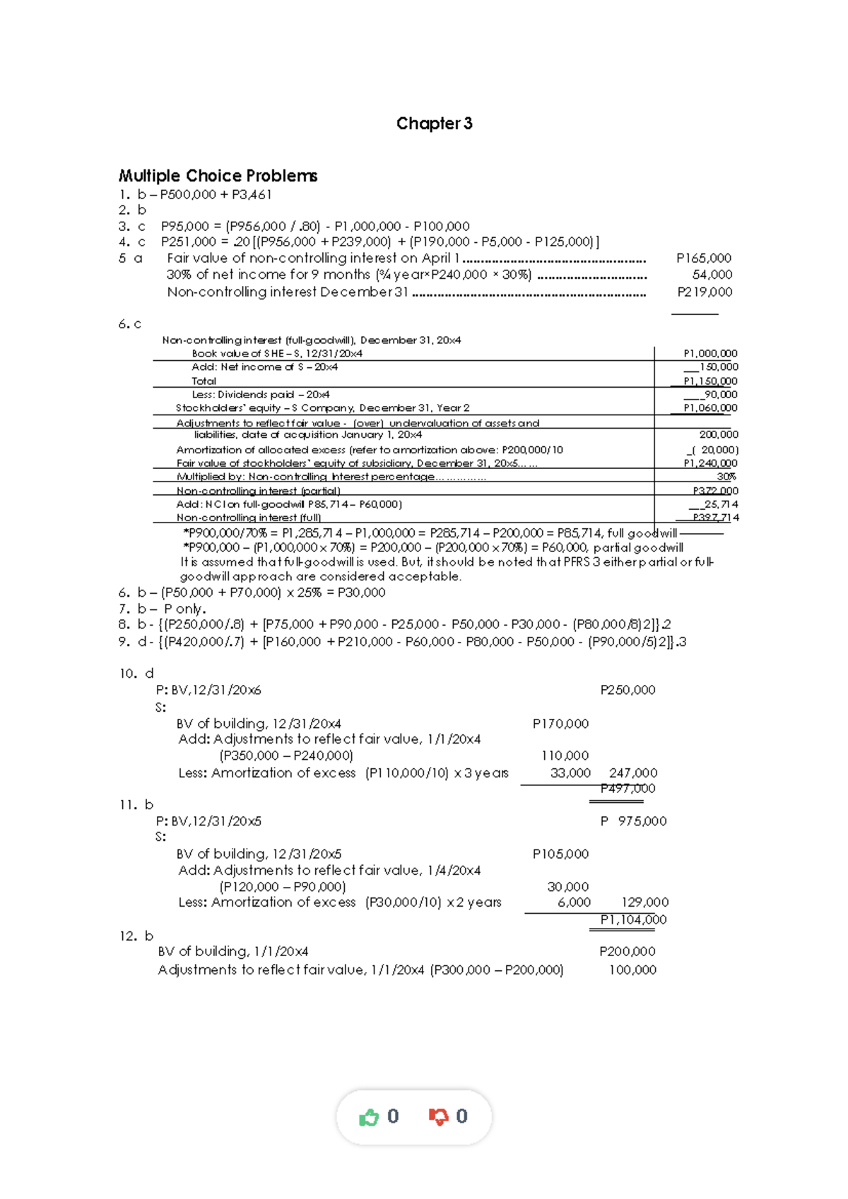 BUSCOM chapter 3 MC - Dayag - Chapter 3 Multiple Choice Problems b – P500,000 + P3, b c P95,000 ...
