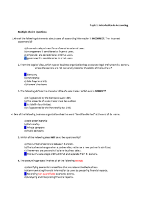 Tutorial Chapter 3 Accounting Equation Q - TUTORIAL CHAPTER 3 ...