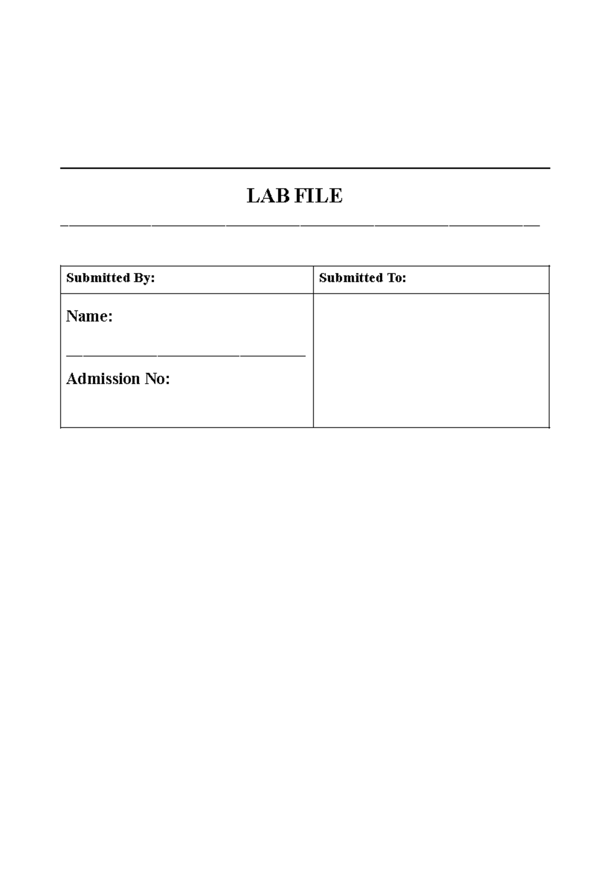 Mobile App Development - LAB FILE ...