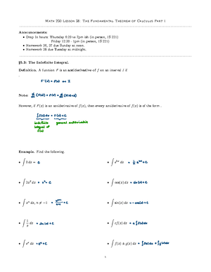 F22 Math 230 Lesson 39 Worksheet - - Studocu