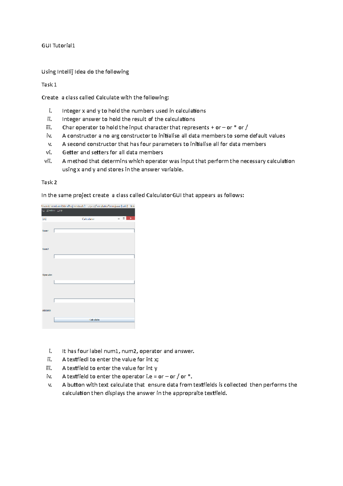 Gui Tutorial Java Graphical User Interface Gui Tutorial Using Intellij Idea Do The Following