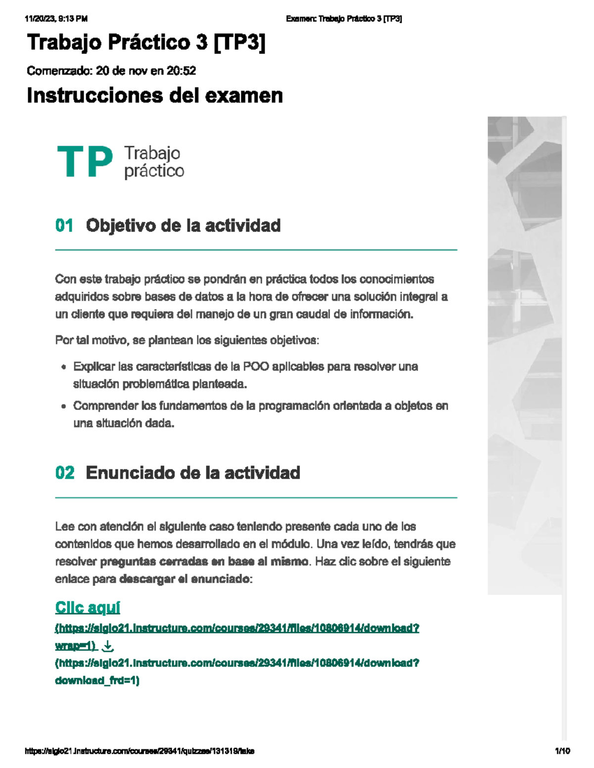 TP 3 Paradigmas de Programacion 90% - Studocu