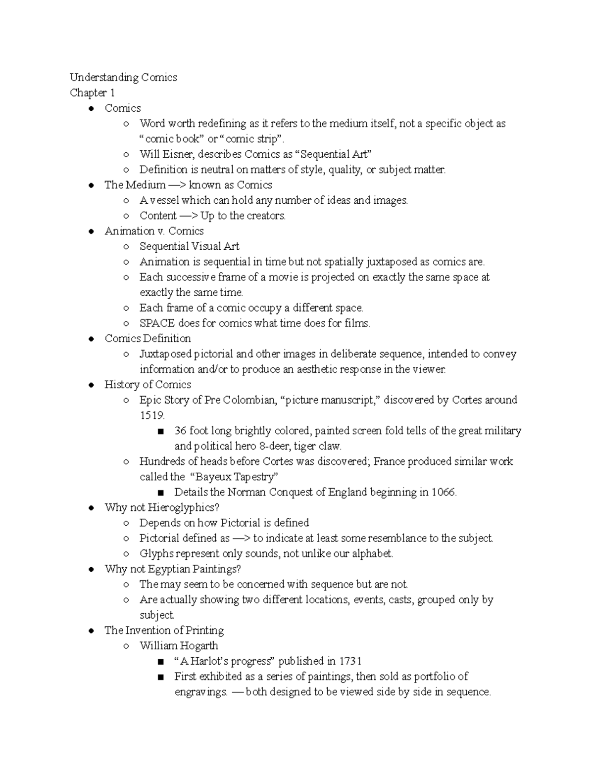Understanding Comics (Graphic Novels) - Understanding Comics Chapter 1 ...