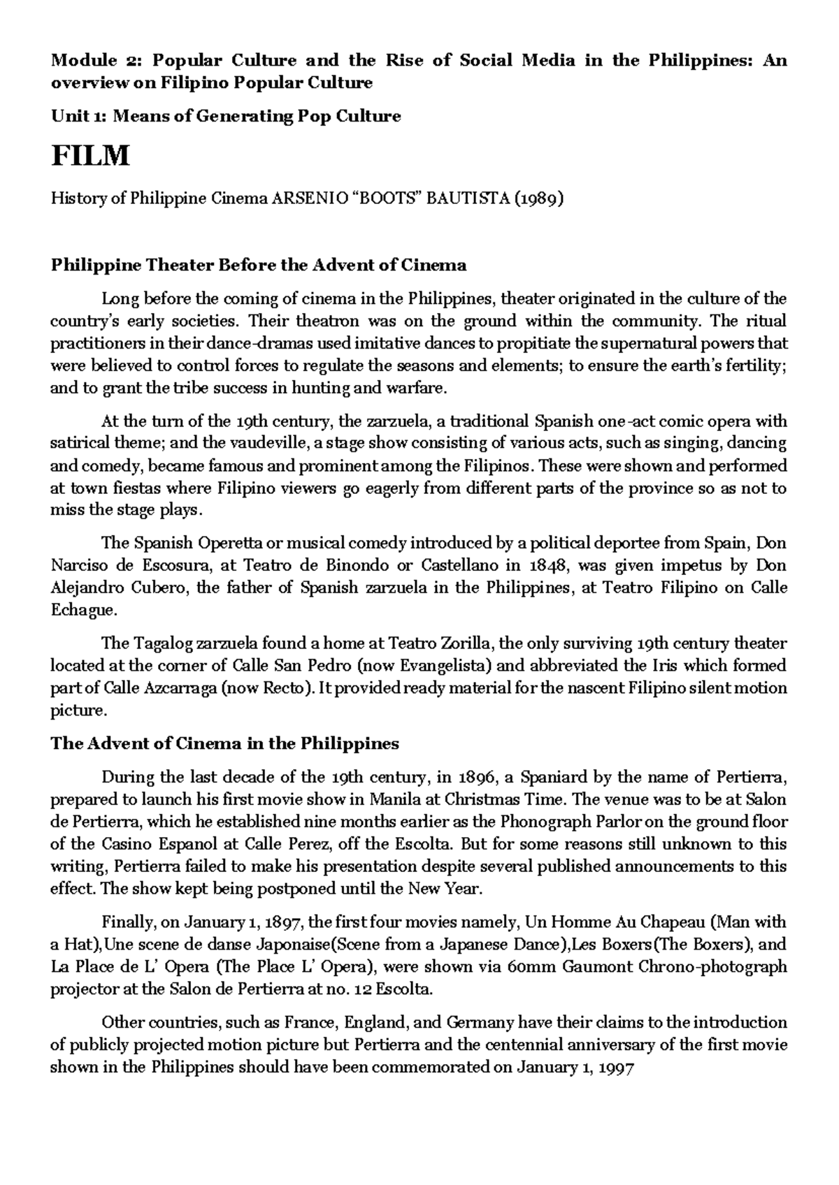 GPPC MID Terms final - General Philippine Pop Culture - Module 2 ...