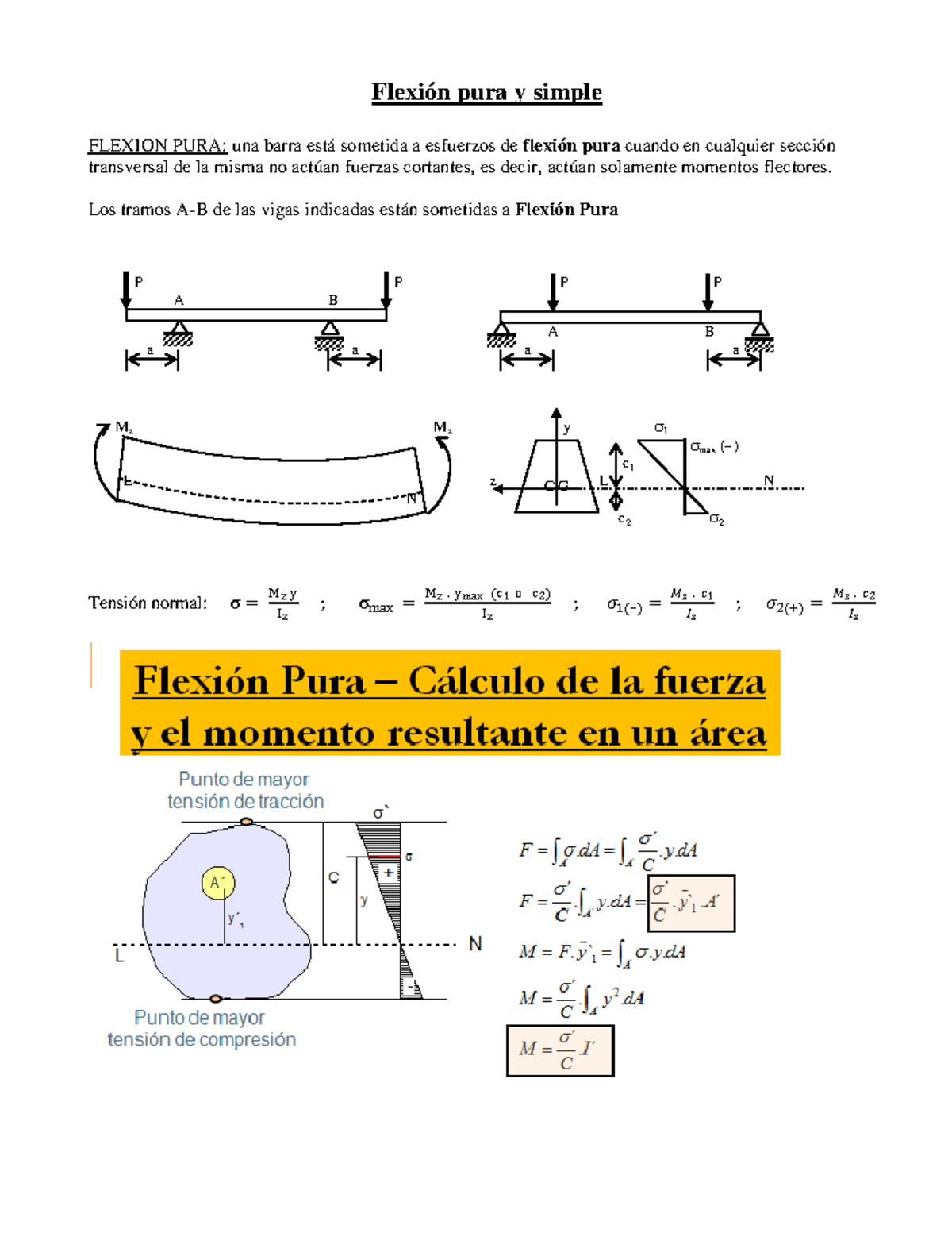 Cap.06 Flexion simple vf - Dinámica Estructuras1 - UNA - Studocu