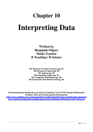 Chapter 4 Booklet - Trigonometry - Chapter 4 Trigonometry 4A ...