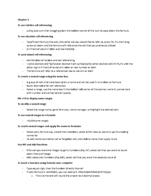 MOS Exam Skills for 2021 (MS-210) - Exam MO-210: Microsoft Excel ...