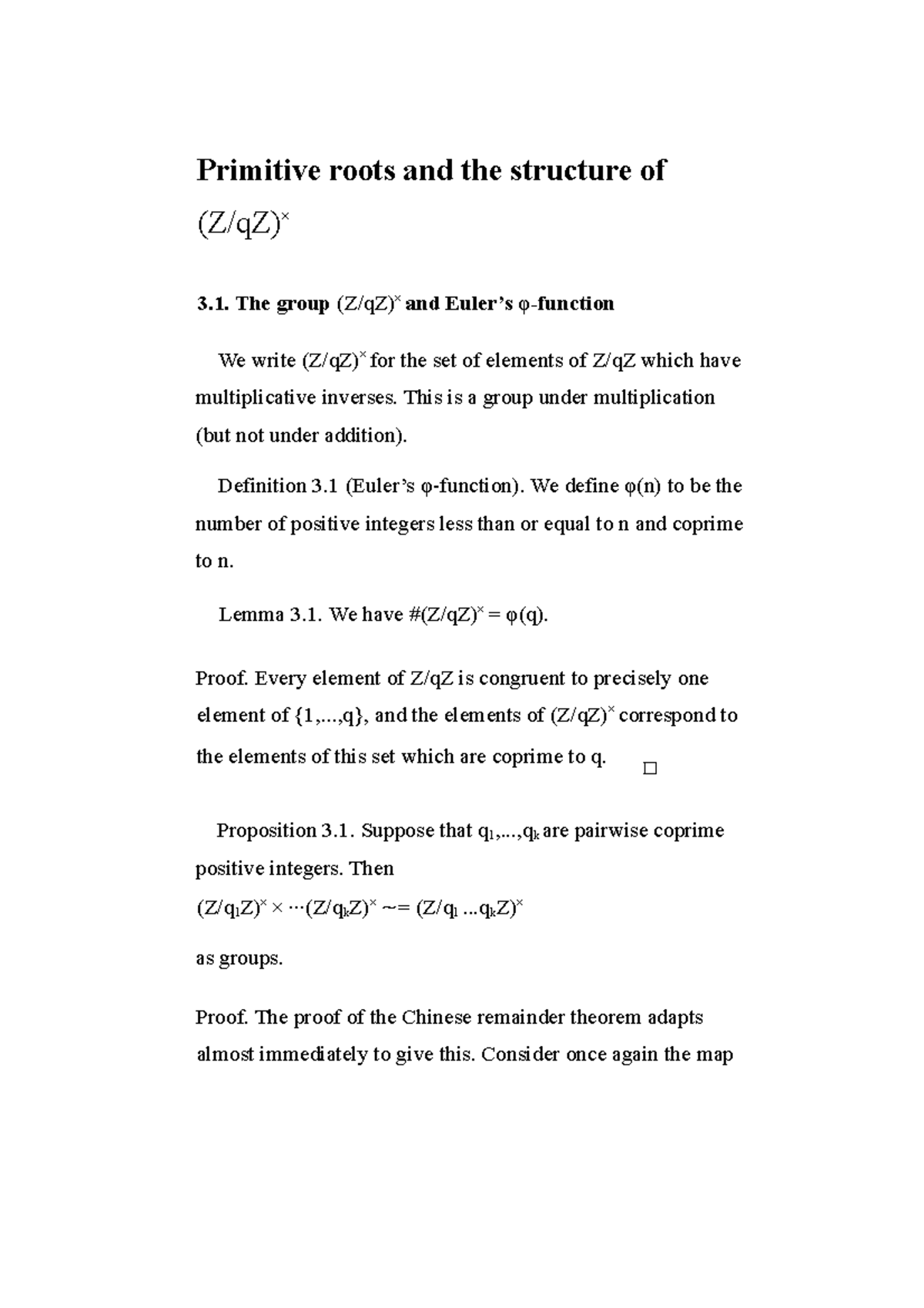 Num Theory 3-Primitive roots and the structure - Primitive roots and ...