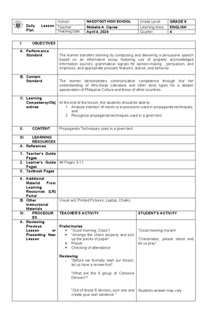 PPST Domain - Experiences and Reflections on Each of 1 n D Content and ...