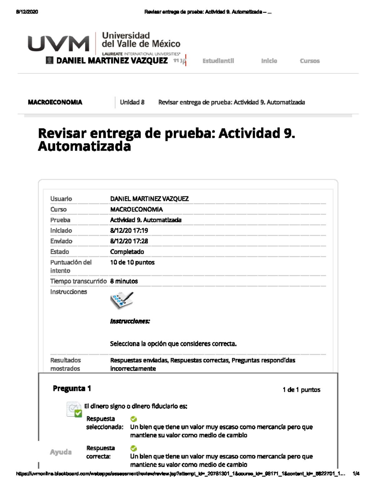 Automatizada 9 - Macroeconomía - Studocu