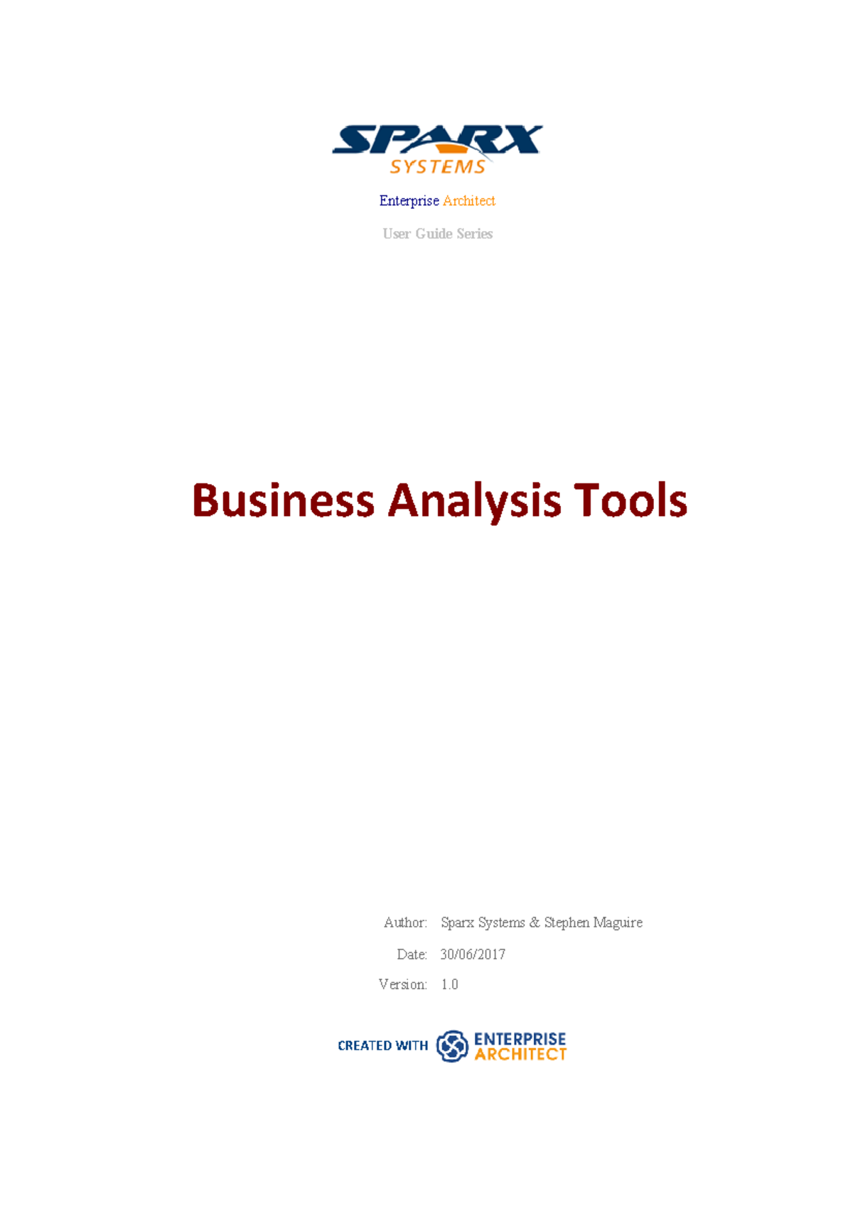 Business-analysis-tools - Business Analysis Tools Enterprise Architect ...
