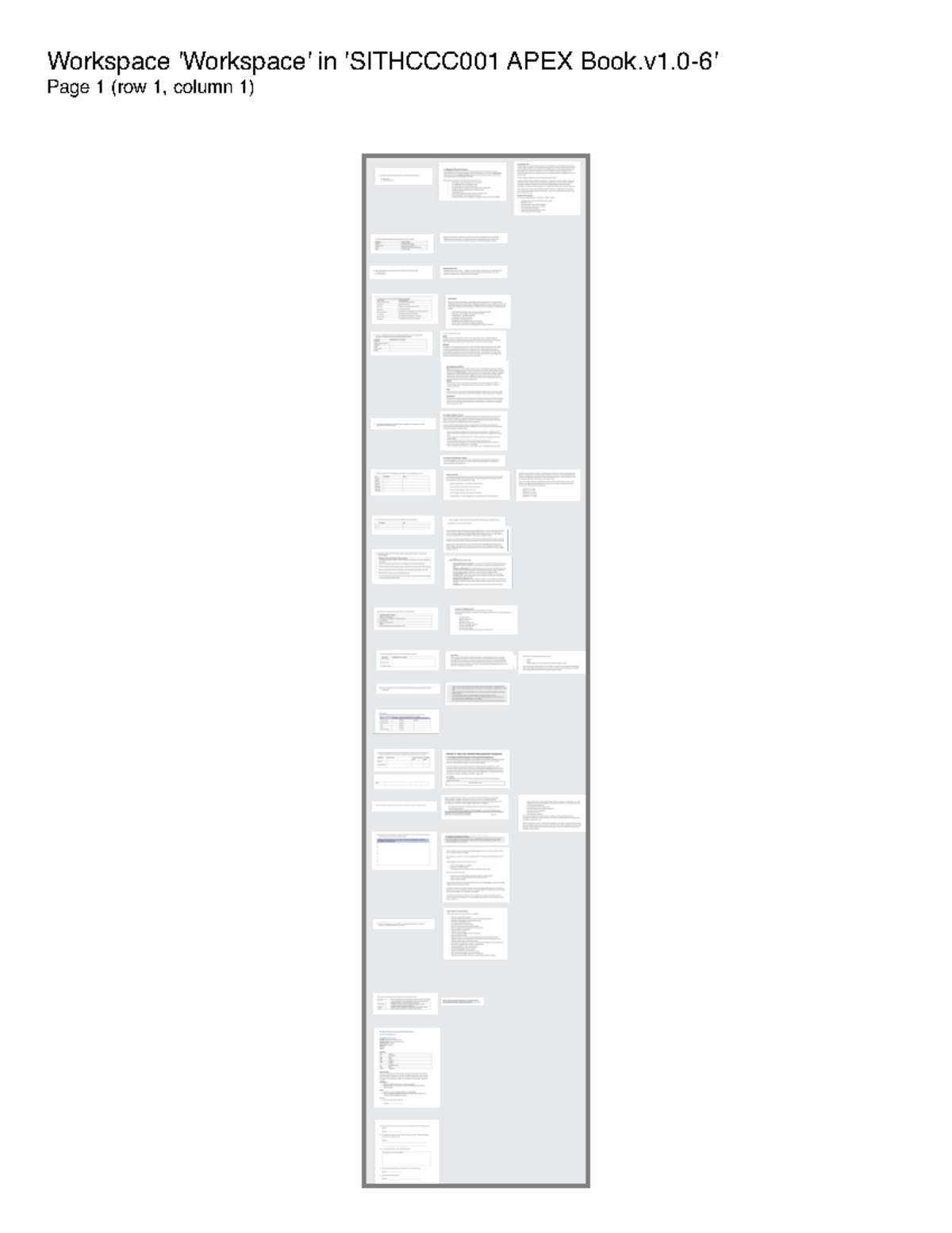 Sithccc 001 APEX Book - LEARNER BOOK - Workspace 'Workspace' in ...