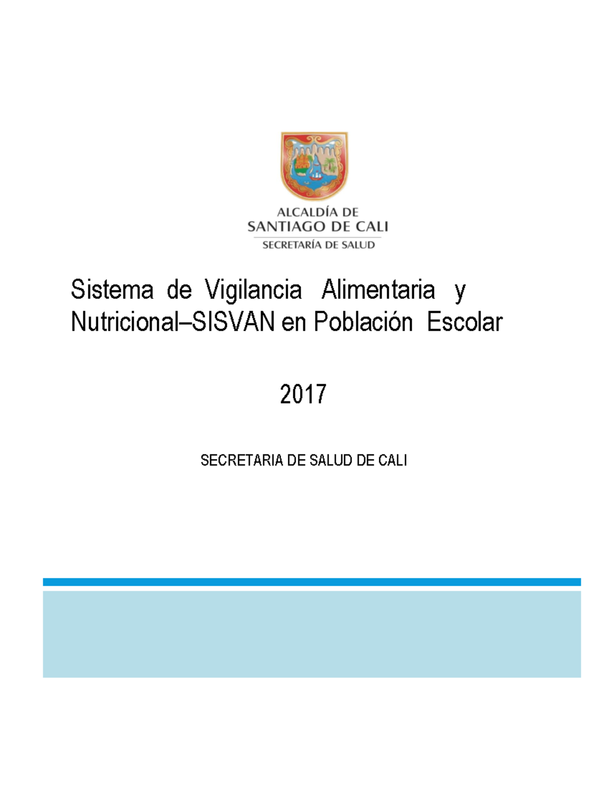 Documento Sisvan Escolar CALI 2017 - Sistema de Vigilancia Alimentaria ...
