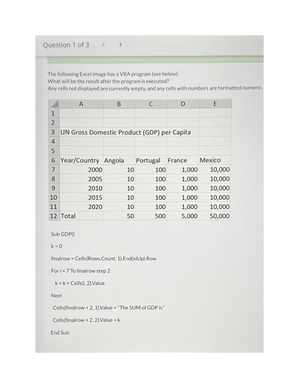 VBA Excel Module Guide Practice - CIS 2200 - Studocu