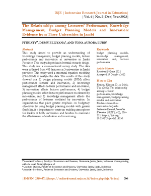 The Ryff’s Psychological Well-Being Scale for Indonesian Higher ...