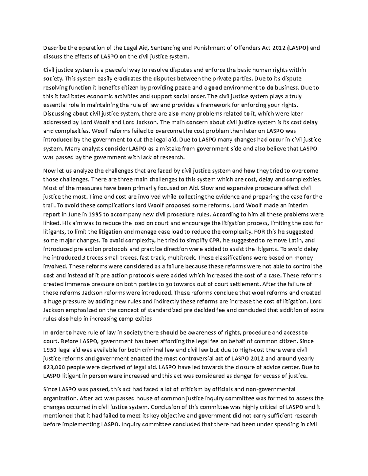 Laspo - public law for you - Describe the operation of the Legal Aid ...