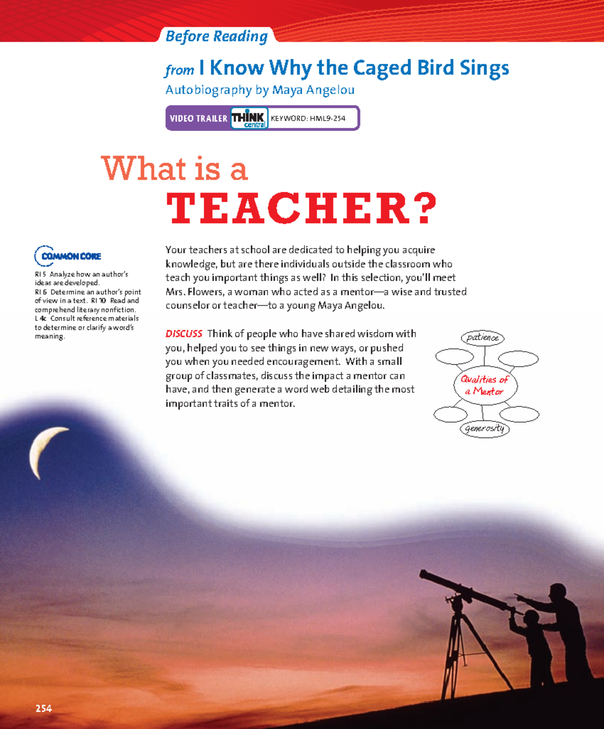 Caged Bird Story - Before Reading Your teachers at school are dedicated ...