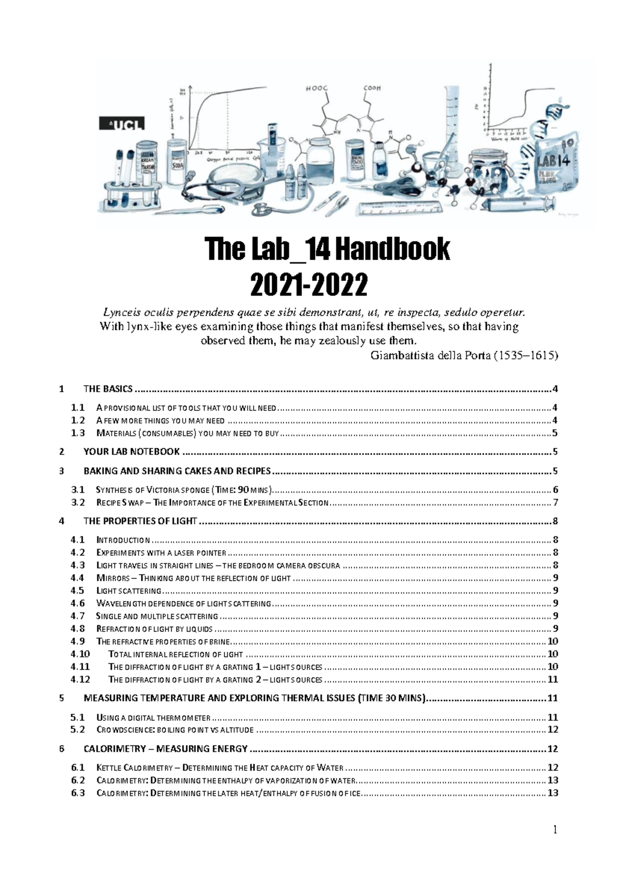 The Lab 14-Handbook 21-22 Life Sci - The Lab_14 Handbook Lynceis oculis ...
