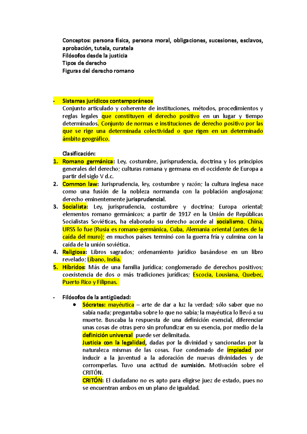 Guia examen - kjuio - Conceptos: persona física, persona moral ...