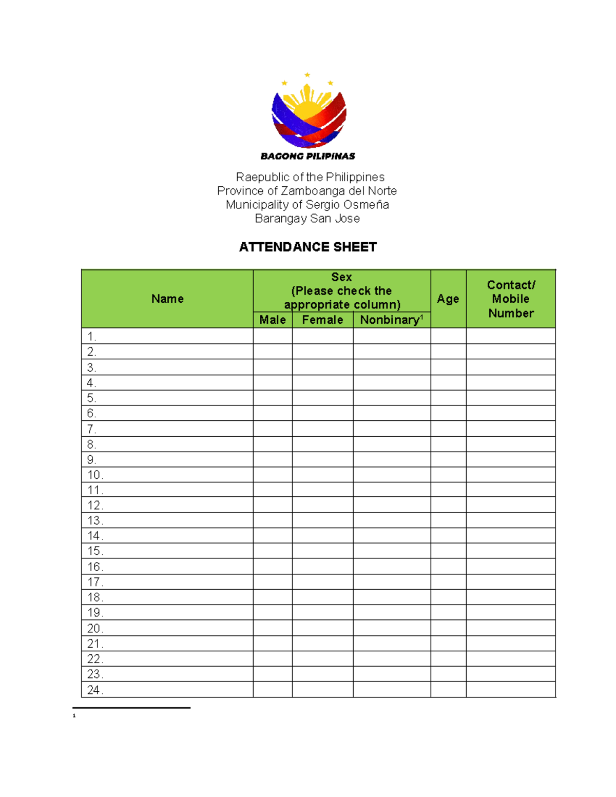 Assembly Attendance 1 - Raepublic of the Philippines Province of ...