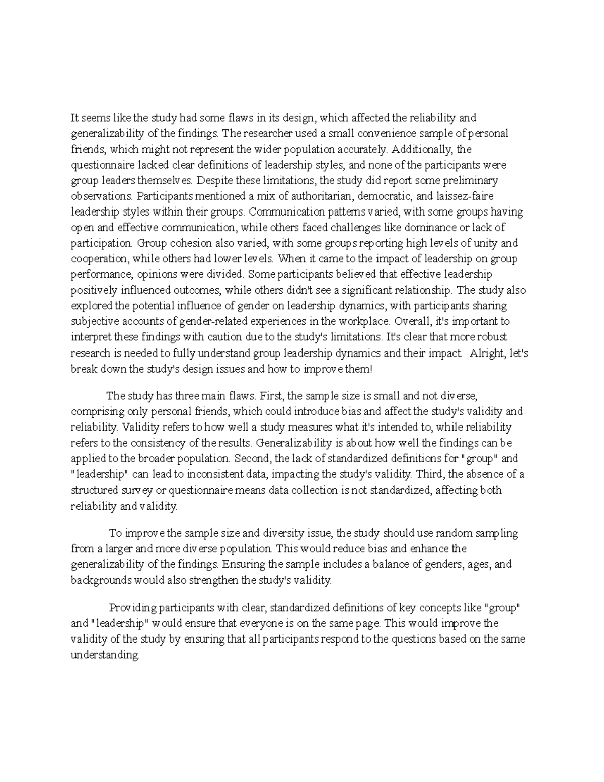 Lesson 3 Writing Assignment - Groups and Their Characteristics (LO2&3 ...