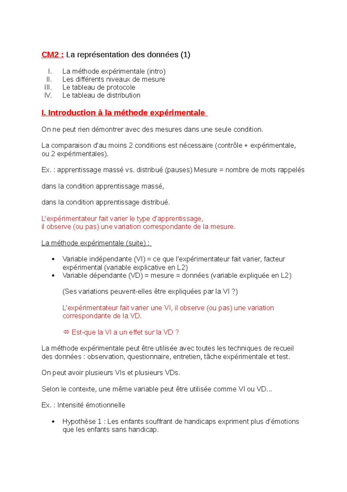 CM2 - Notes de cours 1 - CM2 : La repŕsentation des donńes (1) I. La ...