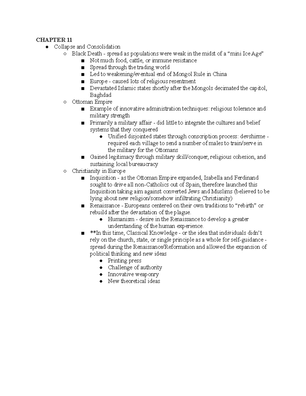 Notes WTWA CHPT. 11 - Professor Ballenger GLOBAL 45 - CHAPTER 11 ...