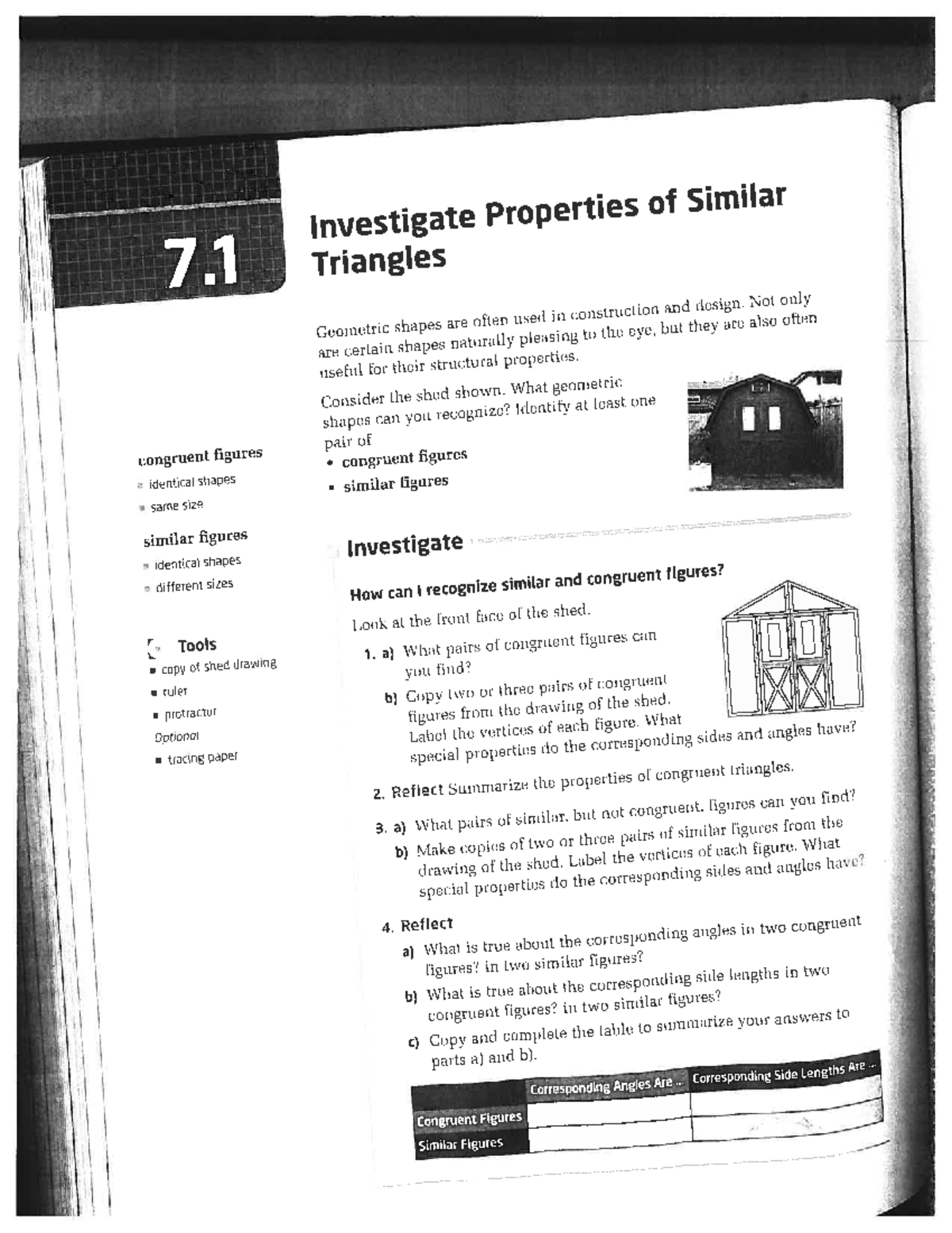 Similar Triangles textbook pages - Studocu