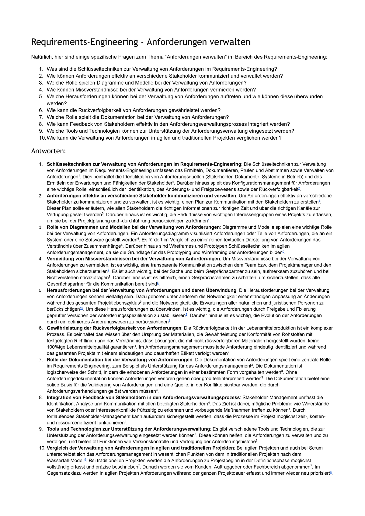 Requirements-Engineering - Anforderungen verwalten - Requirements ...