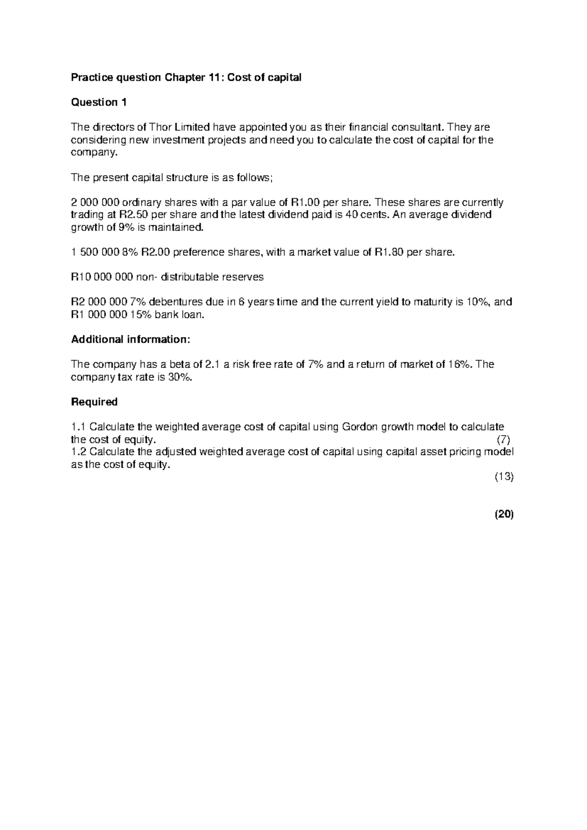 Practice question chapter 11 and solution.pdf - Practice question ...