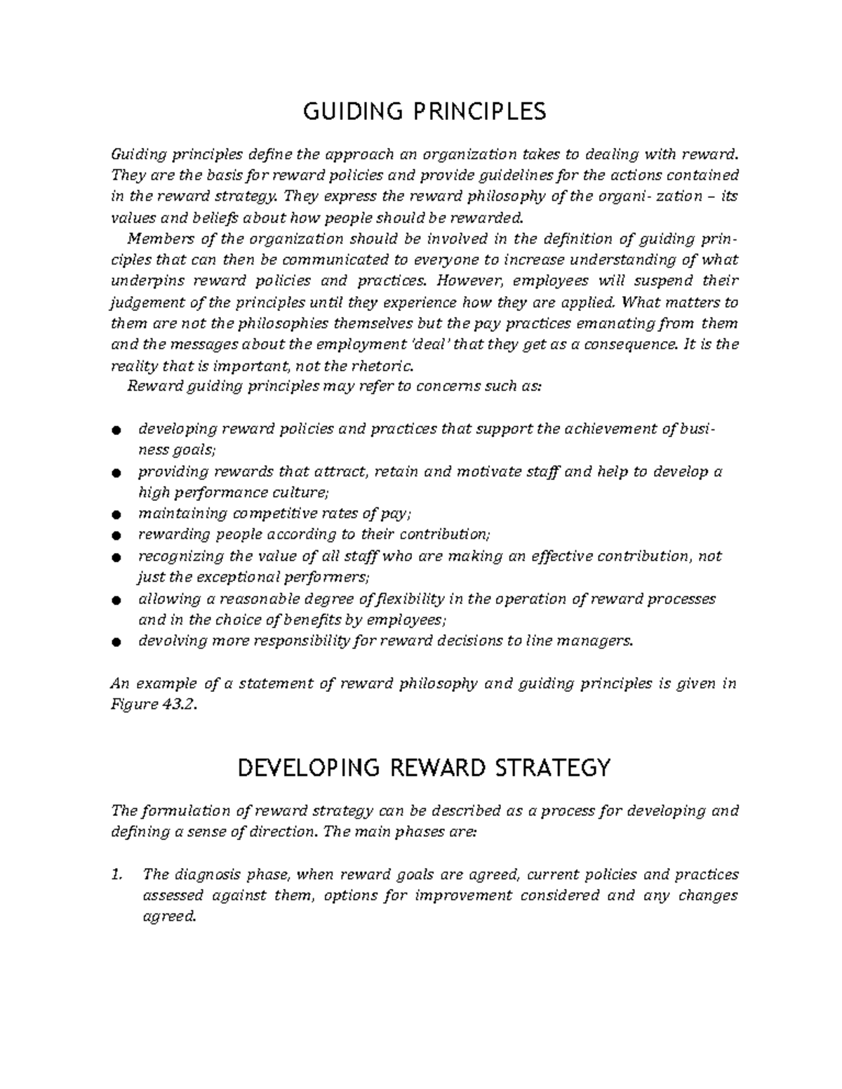 Guiding Principles - GUIDING PRINCIPLES Guiding principles define the ...