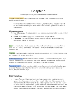 CJS.105.02 Chapter 6 summary - Chapter 6 Introduction The rule of law ...