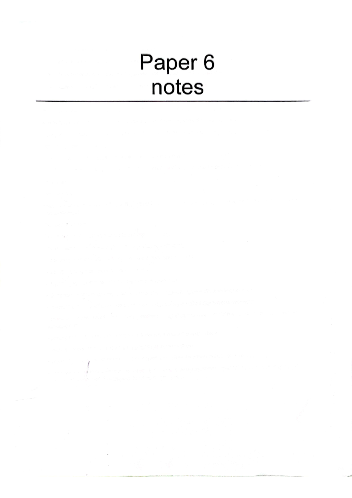 Paper 6 notes 10 Igcse - Basic Chemistry 2 - Studocu