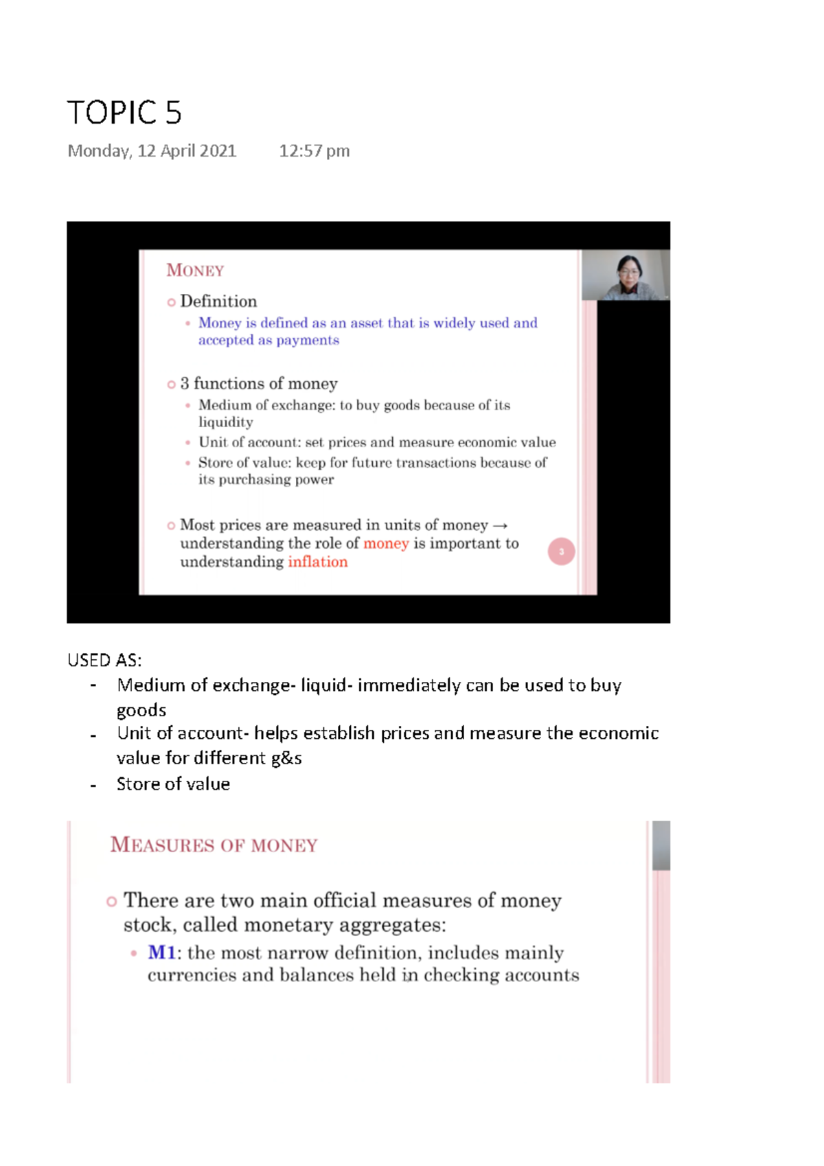 Topic 5 - Intermediate macroeconomics lecture notes and powerpoint ...