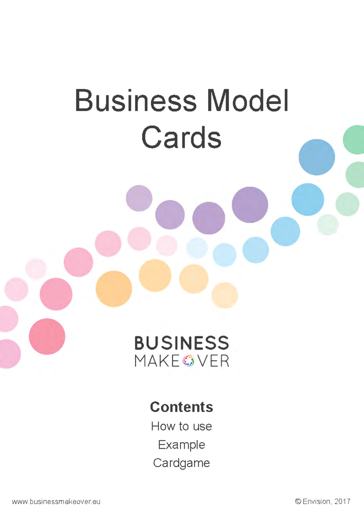 Business Model Cards - Contents How touse Example Cardgame ...
