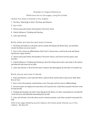 Template for Chapter Reflections Spring 2021-4 - Template for Chapter Reflections Reflections ...