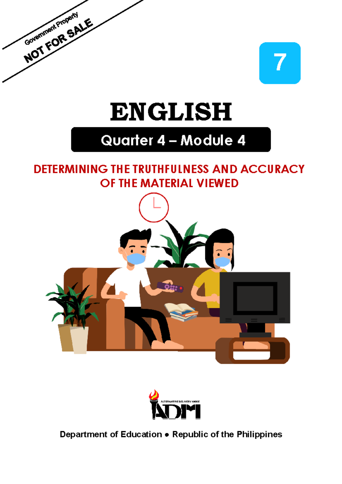 English 7 Q4 M4 v4 - 4th Quarter Modules - ENGLISH Department of ...