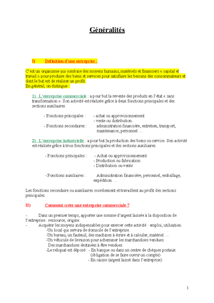 CPC - EXERCICE CPC AVEC CORRIGEE - Comptabilité générale - Studocu