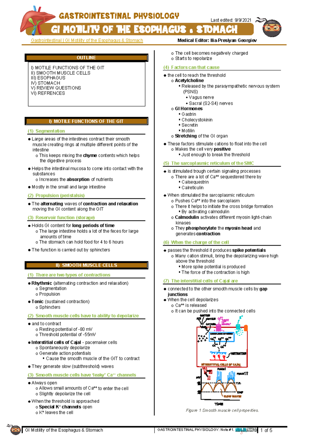 311 - Gastrointestinal Physiology] GI Motility of the Esophagus ...